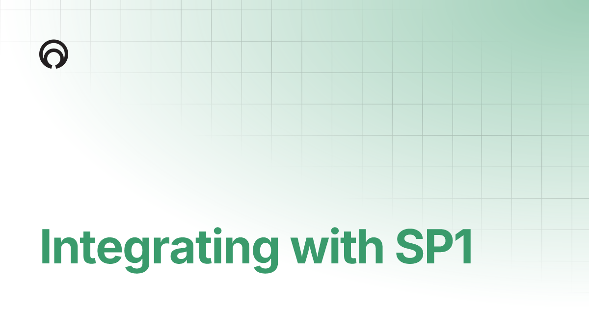Integrating with SP1 | NEBRA Docs