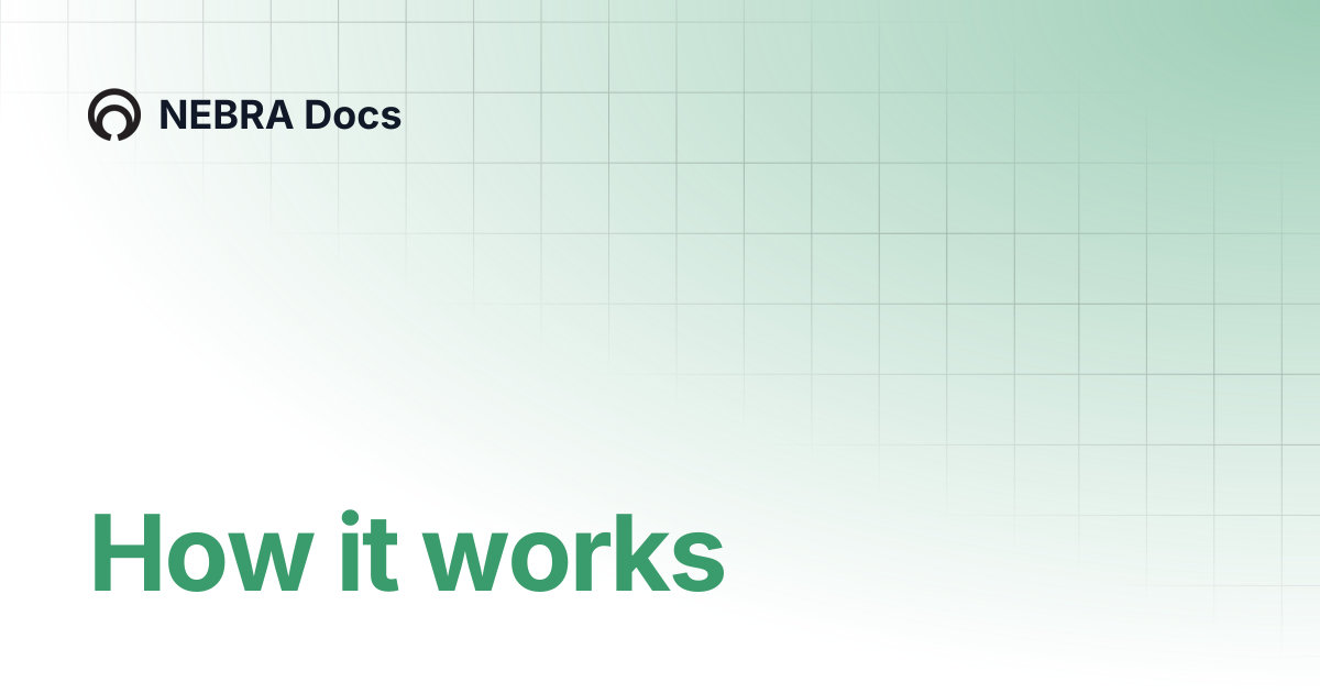 How it works | NEBRA Docs